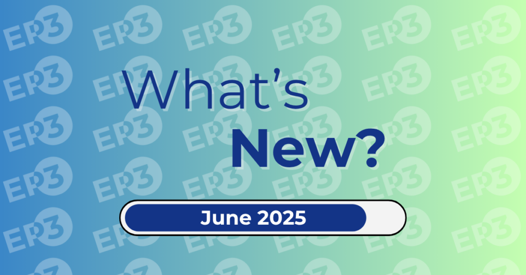 EP3® Update Highlights June 2025 - Connamara
